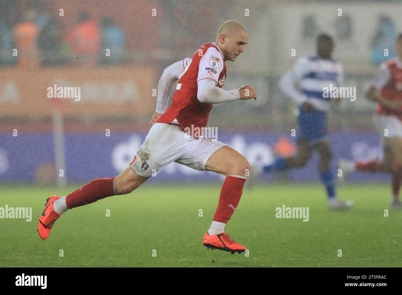 Georgie Kelly #12 of Rotherham United during the Sky Bet Championship ...