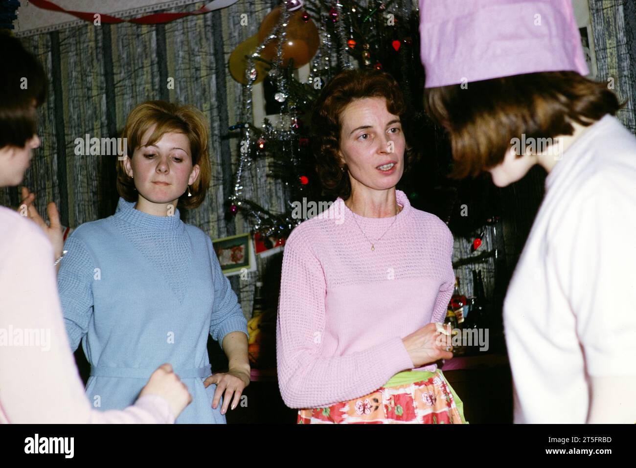 1960s christmas party hi-res stock photography and images - Alamy