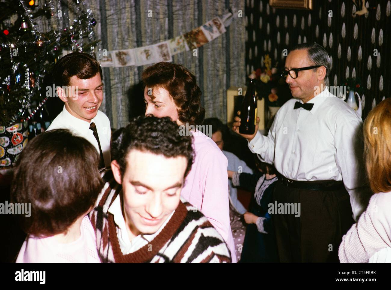 1960s christmas party hi-res stock photography and images - Alamy
