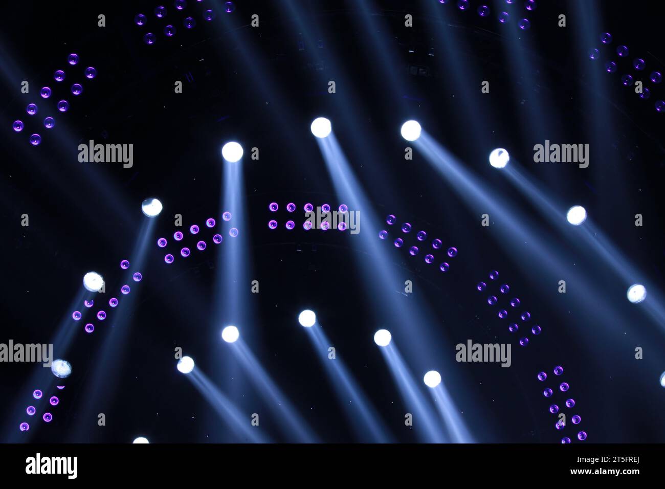 stage lighting effect in the dark Stock Photo - Alamy