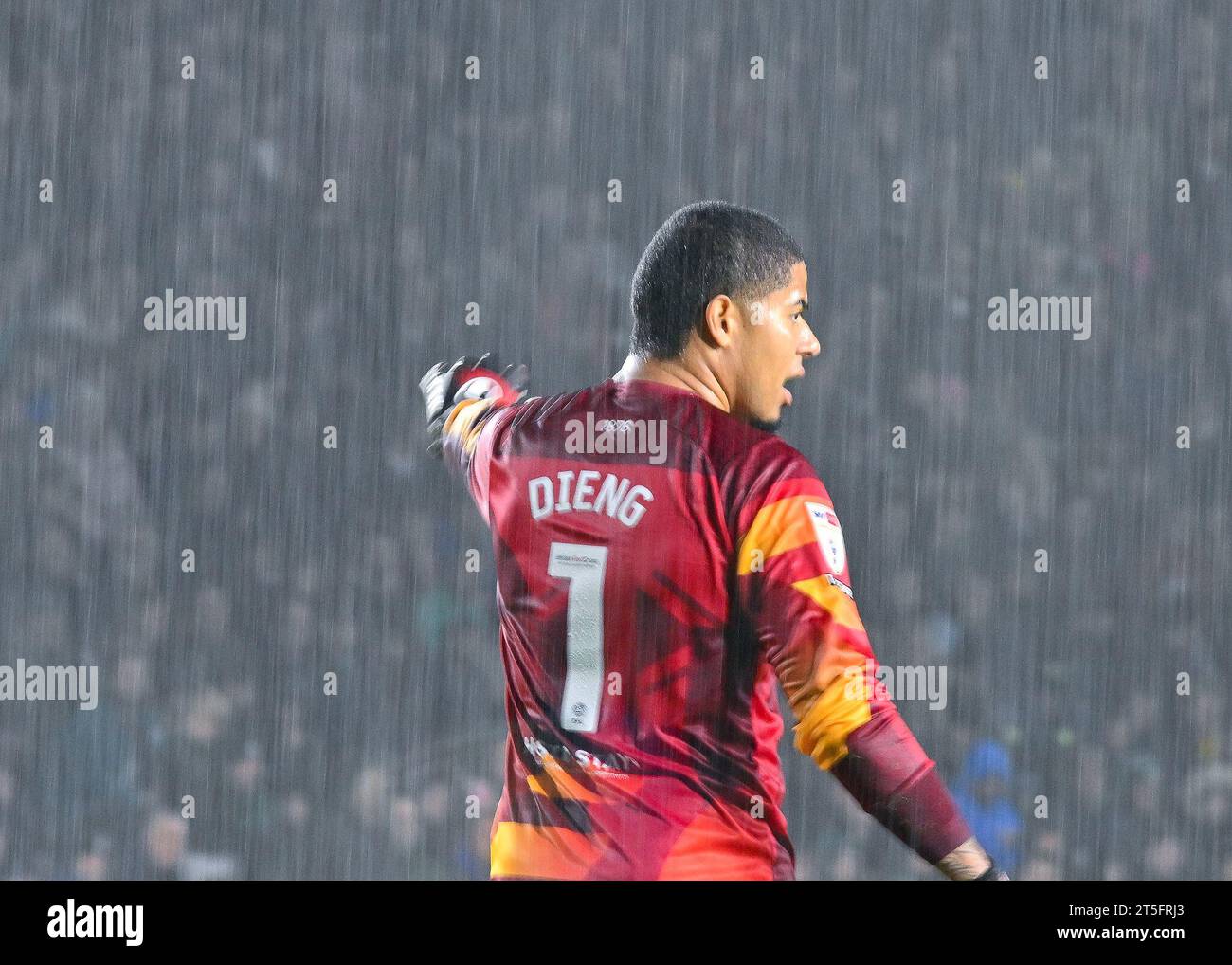 Seny Dieng #1 of Middlesbrough during the Sky Bet Championship match ...
