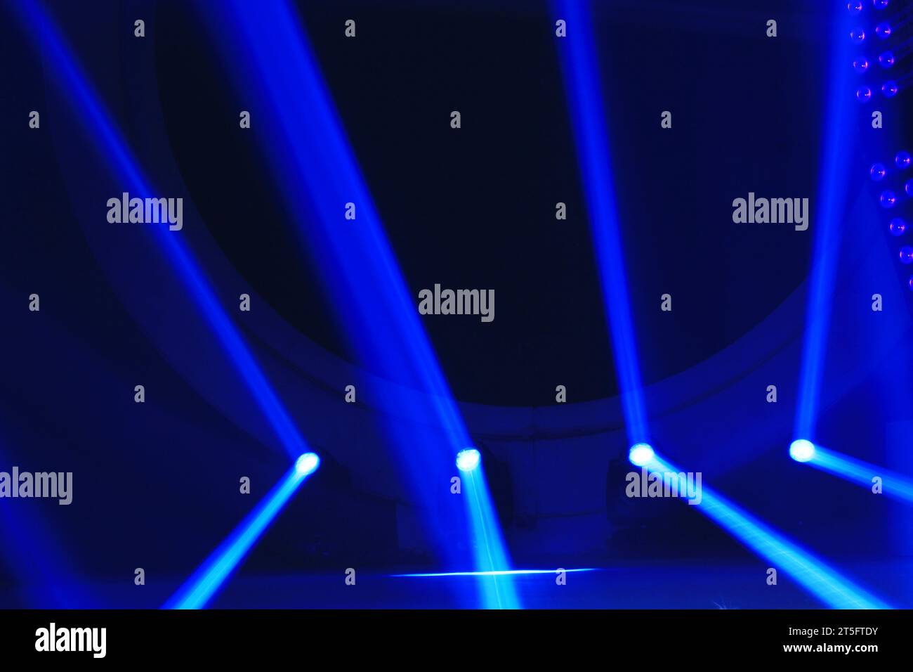 stage lighting effect in the dark Stock Photo - Alamy