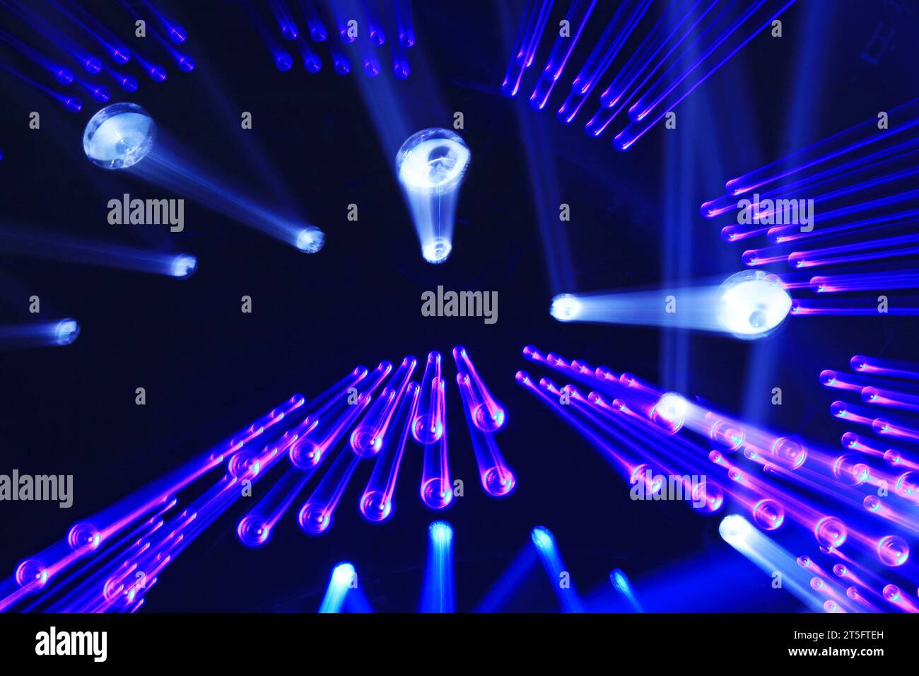 stage lighting effect in the dark Stock Photo - Alamy