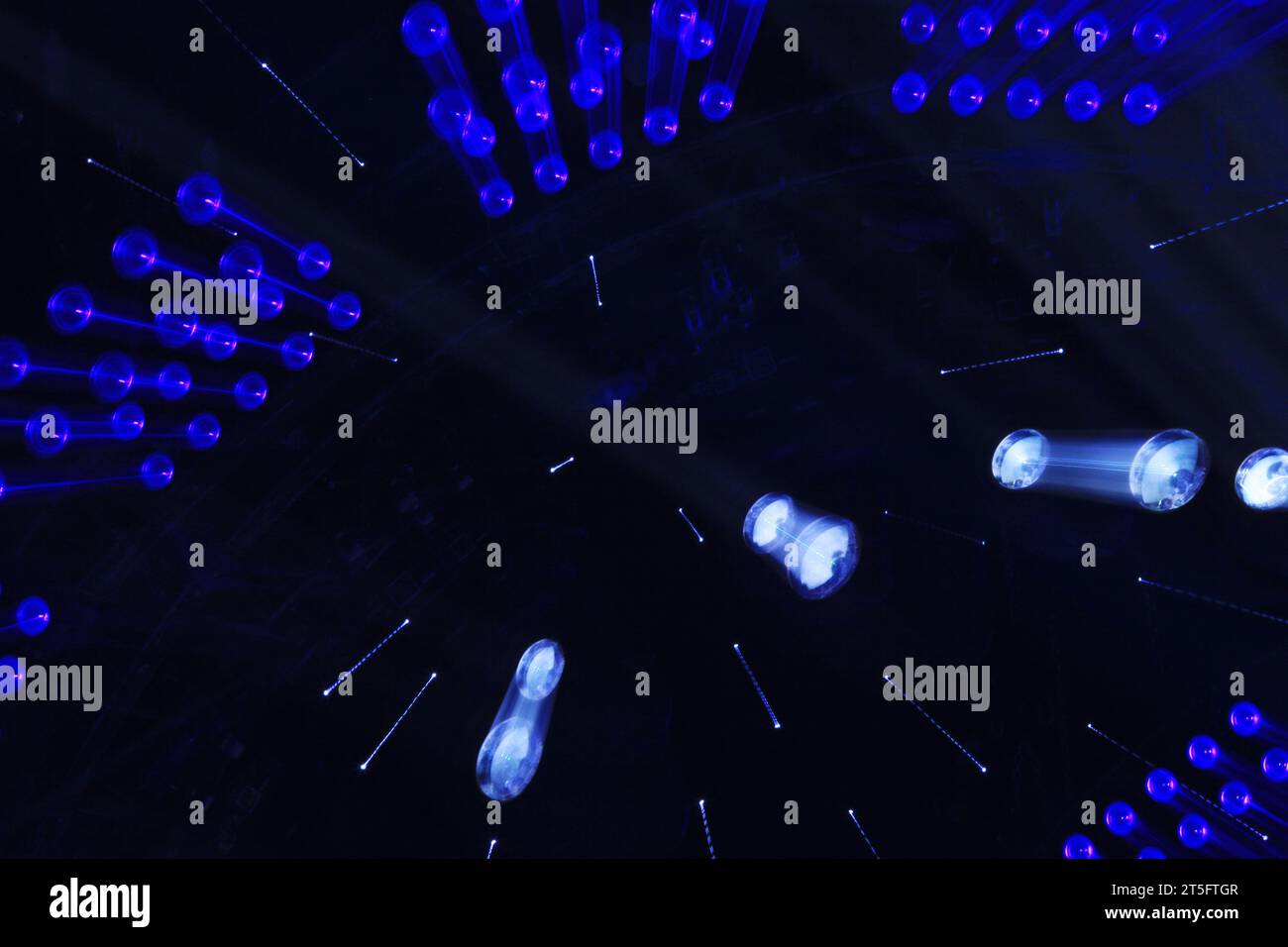 stage lighting effect in the dark Stock Photo - Alamy