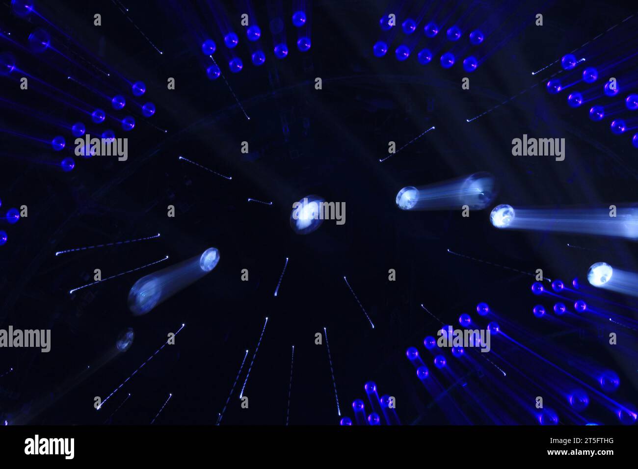 stage lighting effect in the dark Stock Photo - Alamy