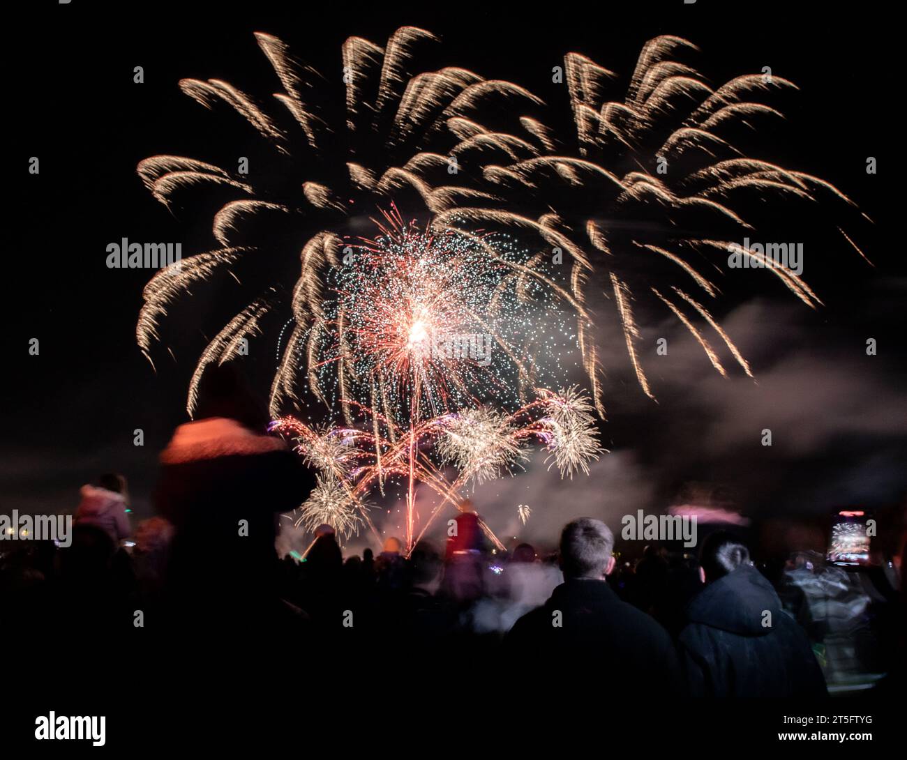 Bicester Round Table 2023 fireworks display at Pingle Field, Bicester ...