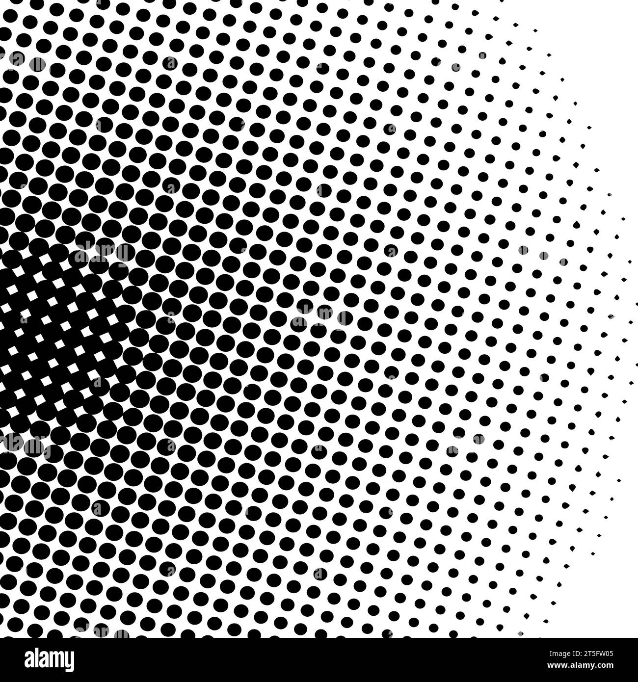 Vector halftone dots. Black dots on white background Stock Vector Image ...