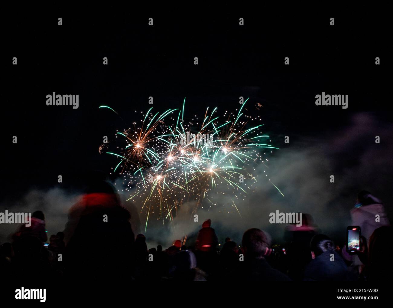 Bicester Round Table 2023 fireworks display at Pingle Field, Bicester ...