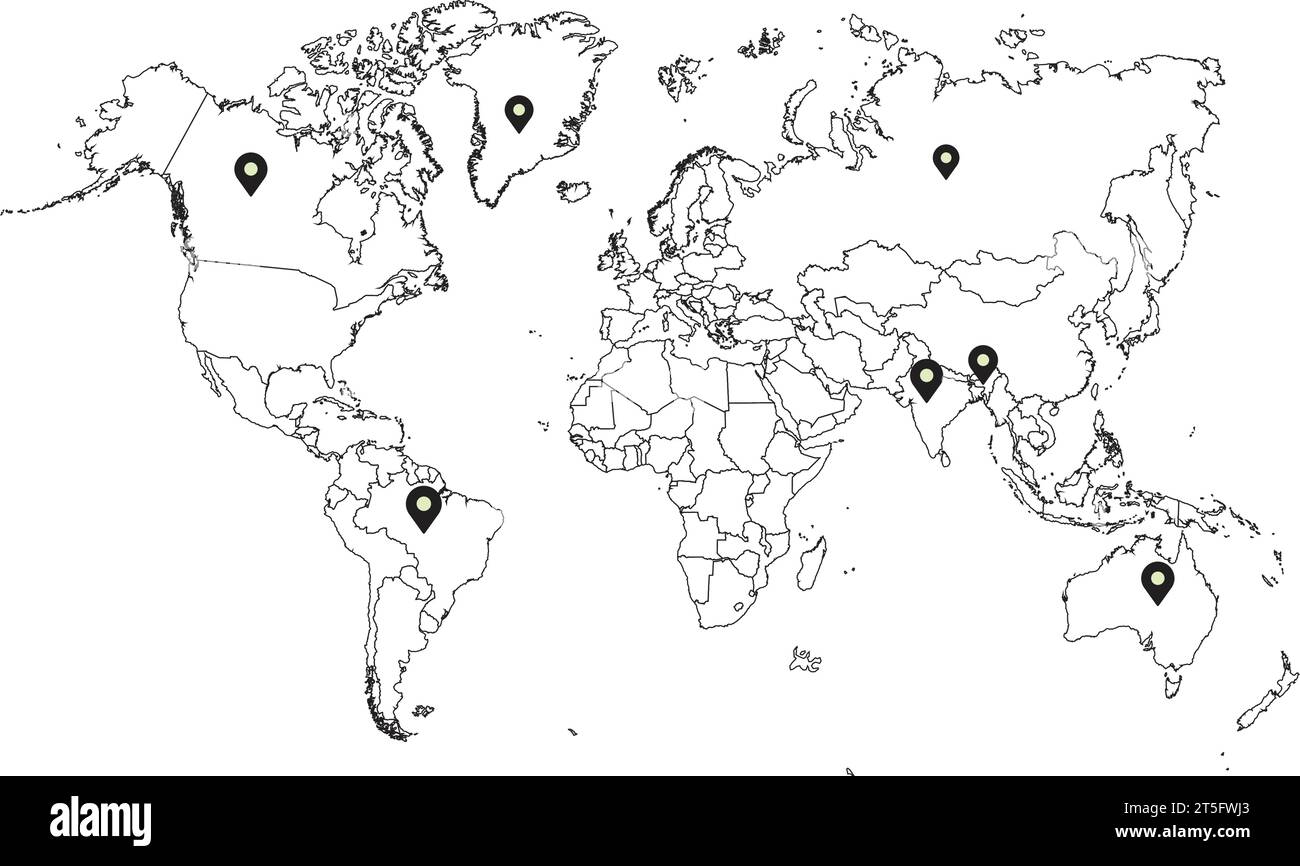 World continents background in free vector Stock Vector Image & Art - Alamy