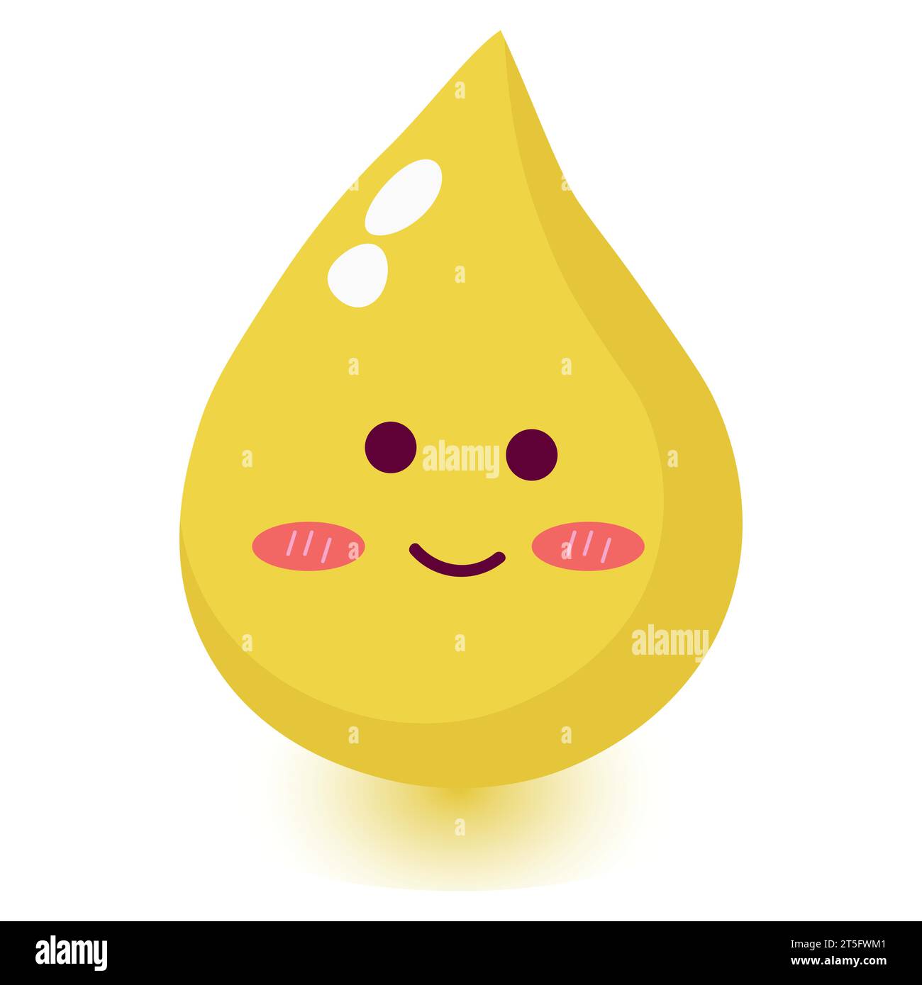 Cute happy smiling urine drop.Vector flat doodle cartoon illustration ...