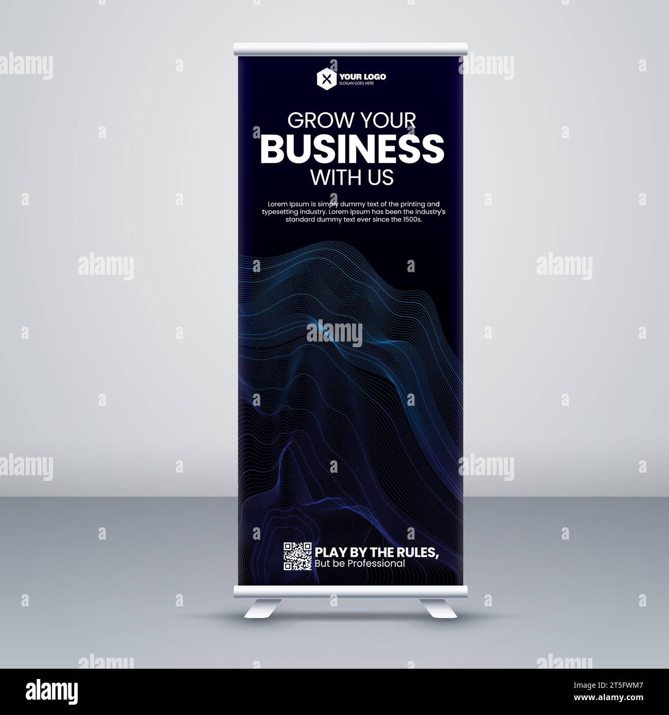 abstract modern business roll up banner designs Stock Vector Image ...