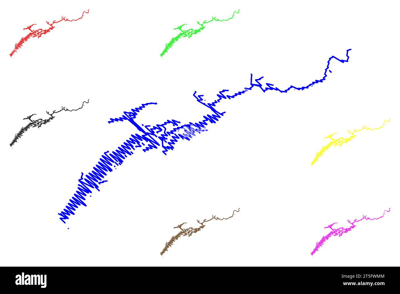 Lake Cherokee Reservoir (United States of America, North America, us ...