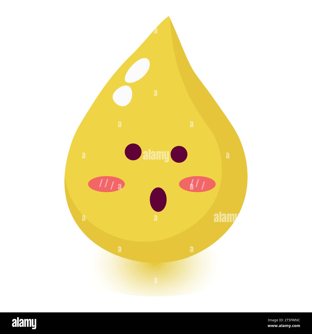 Cute happy smiling urine drop.Vector flat doodle cartoon illustration ...