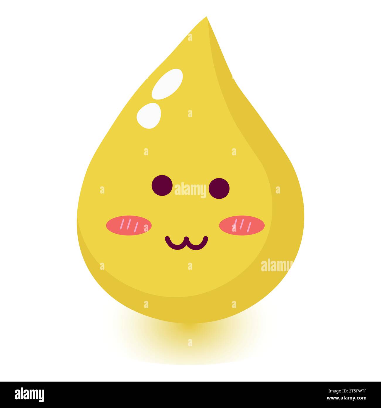 Cute happy smiling urine drop.Vector flat doodle cartoon illustration ...