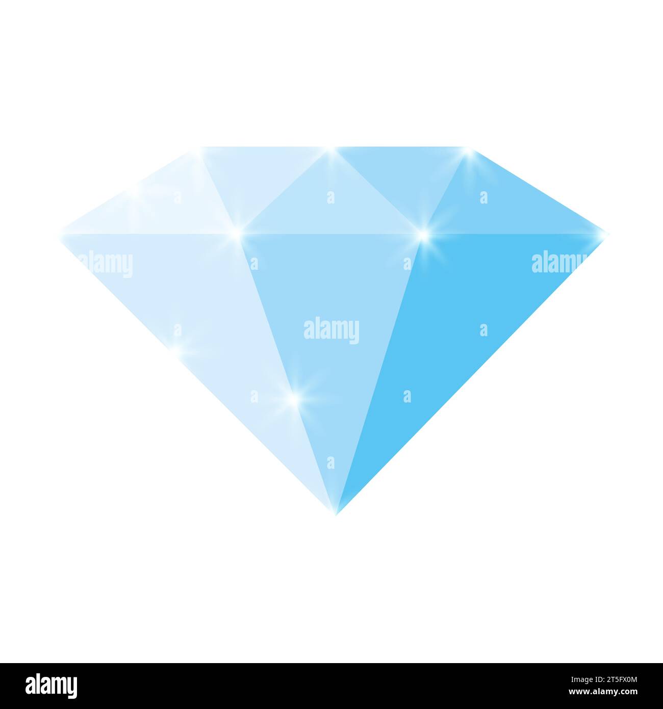 A diamond vector. Blue diamond symbol. With commercial concept Stock ...