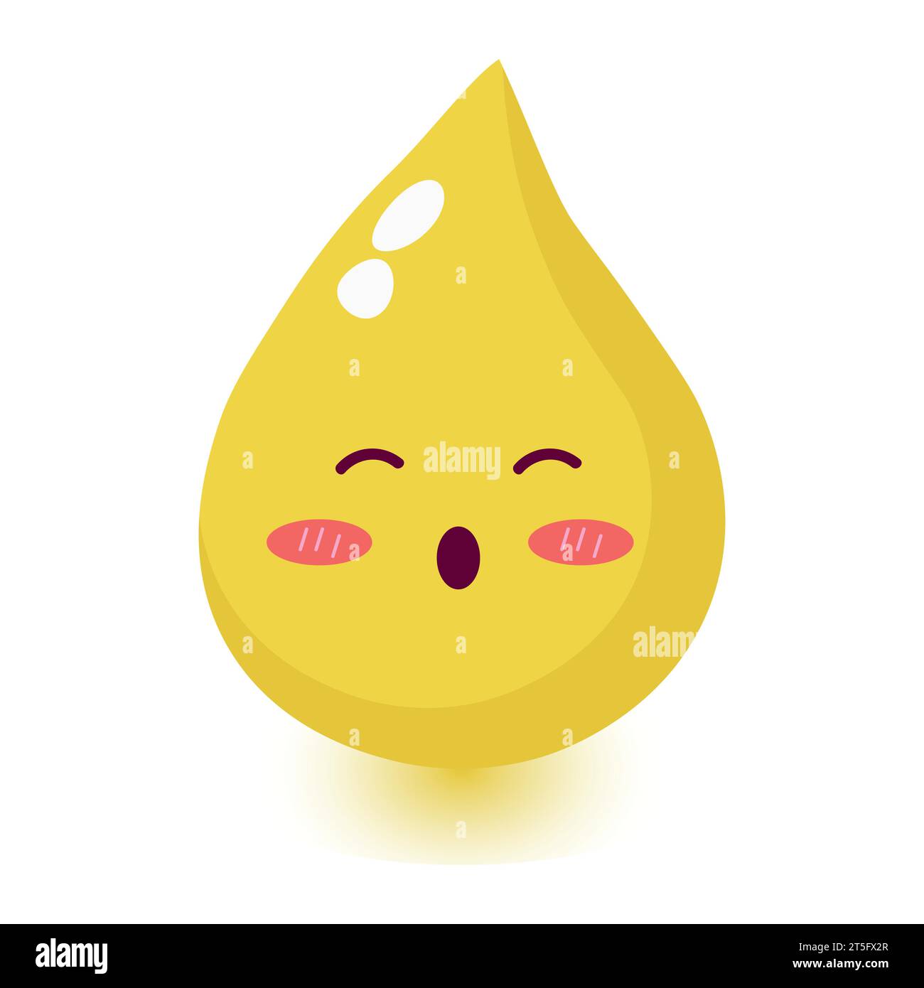 Cute happy smiling urine drop.Vector flat doodle cartoon illustration ...