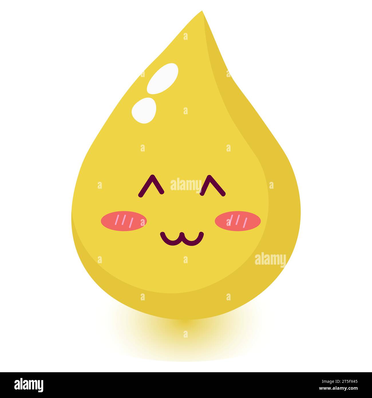 Cute happy smiling urine drop.Vector flat doodle cartoon illustration ...