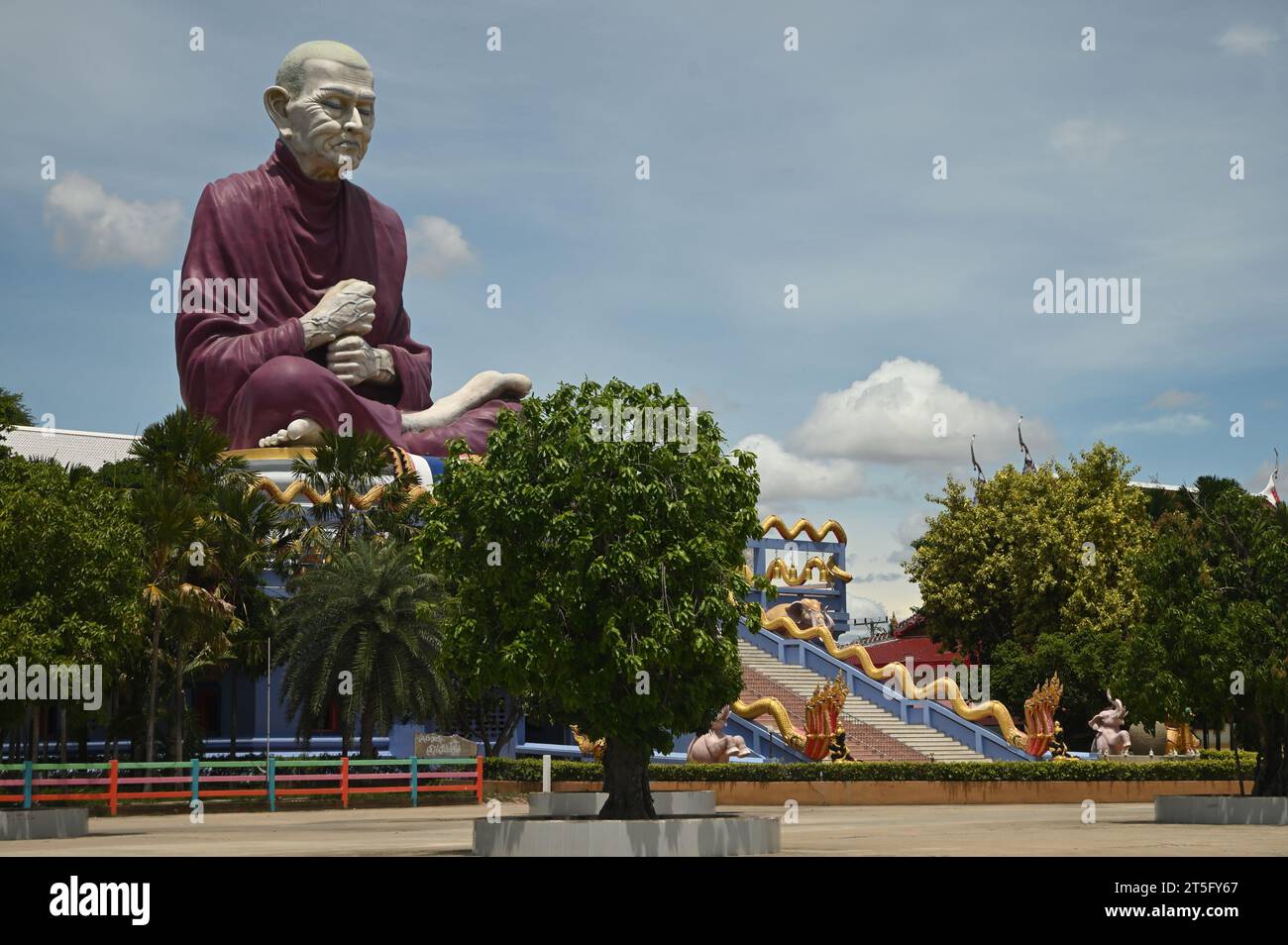 Statue of Somdej Toh or Somdej Putchariya Phromrangsi is probably the ...