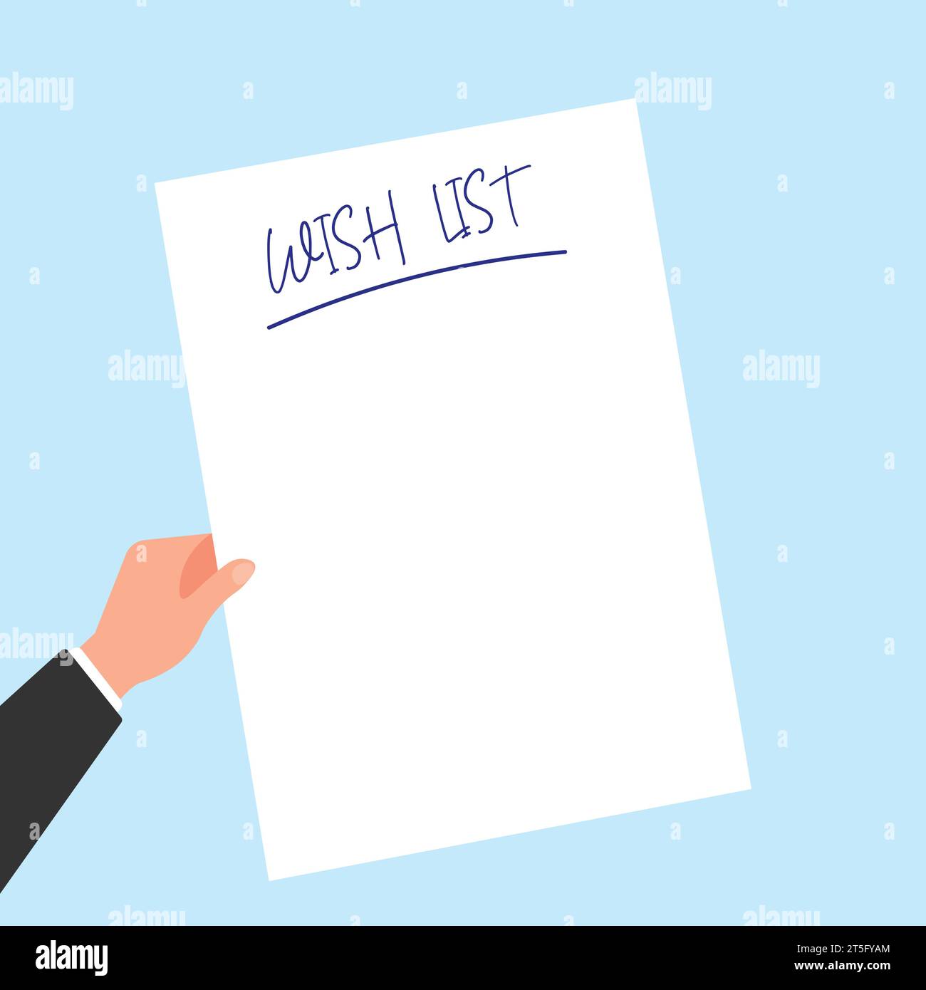 2021 wish list Stock Vector Images - Alamy