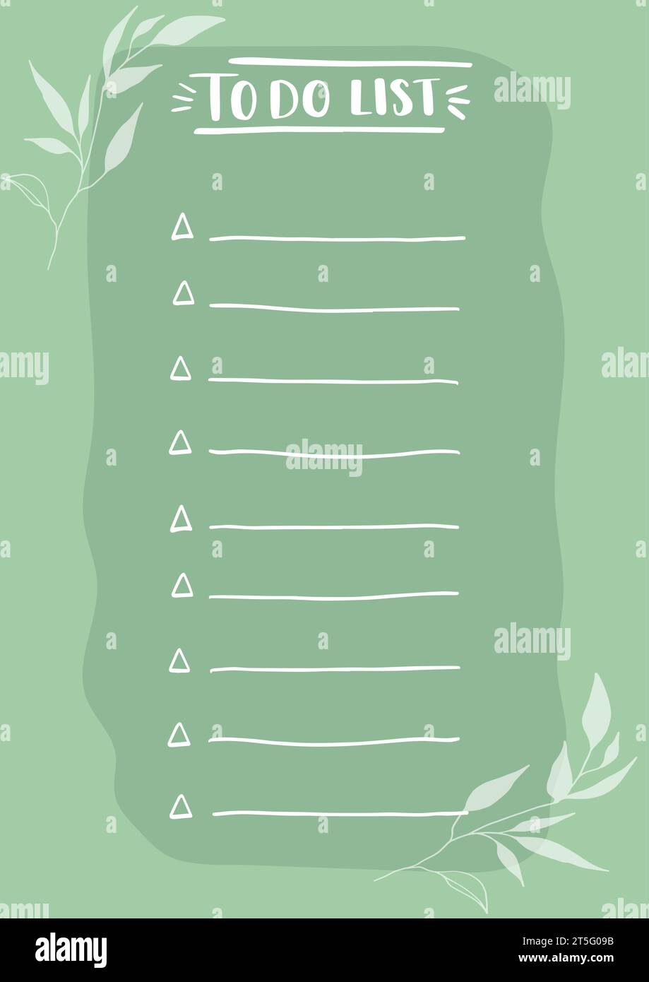 Trendy minimalist planner in pastel colors. For menu, to-do list ...