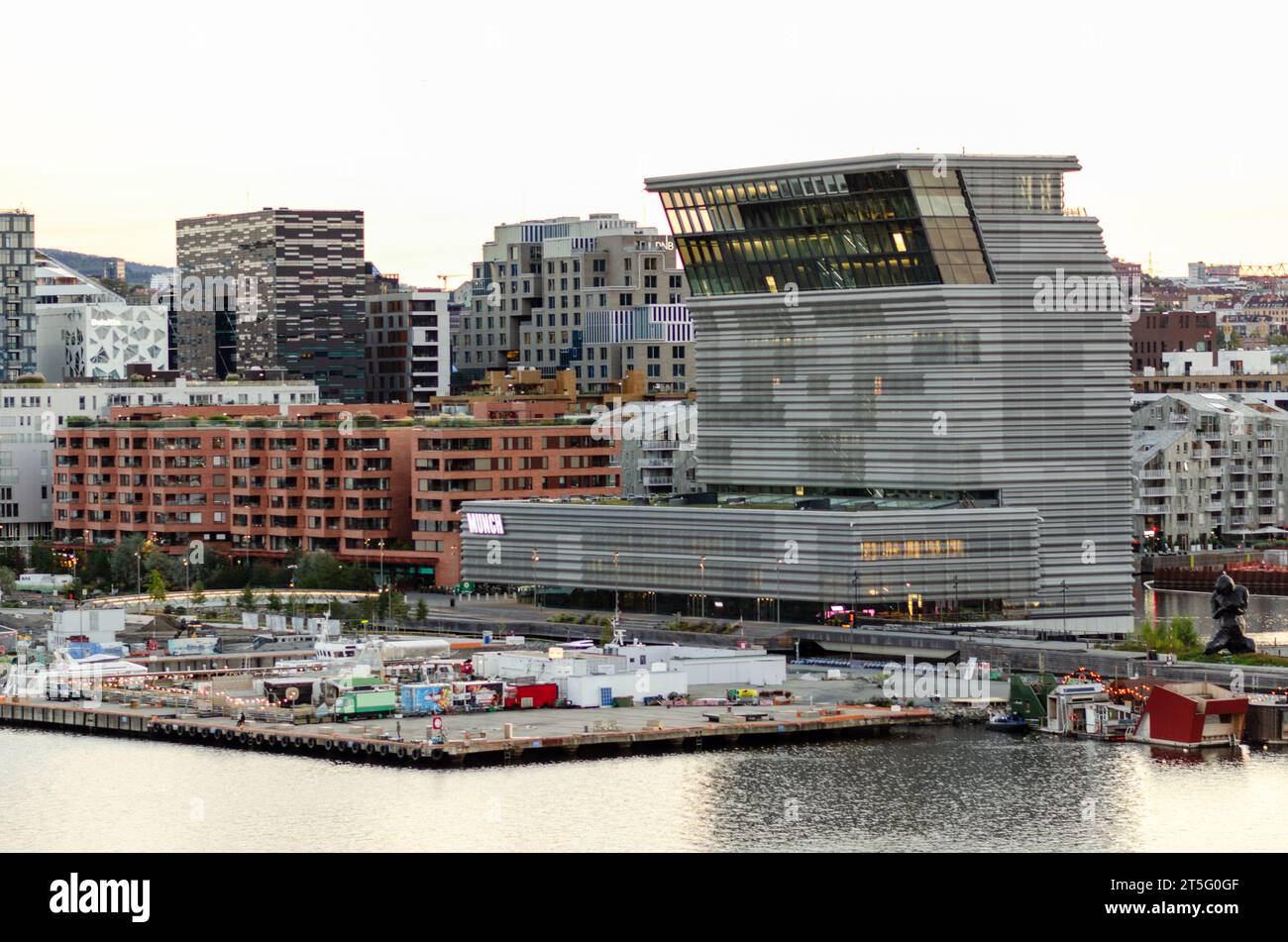 Oslo, Norway: Edvard Munch museum, sunrise Stock Photo - Alamy