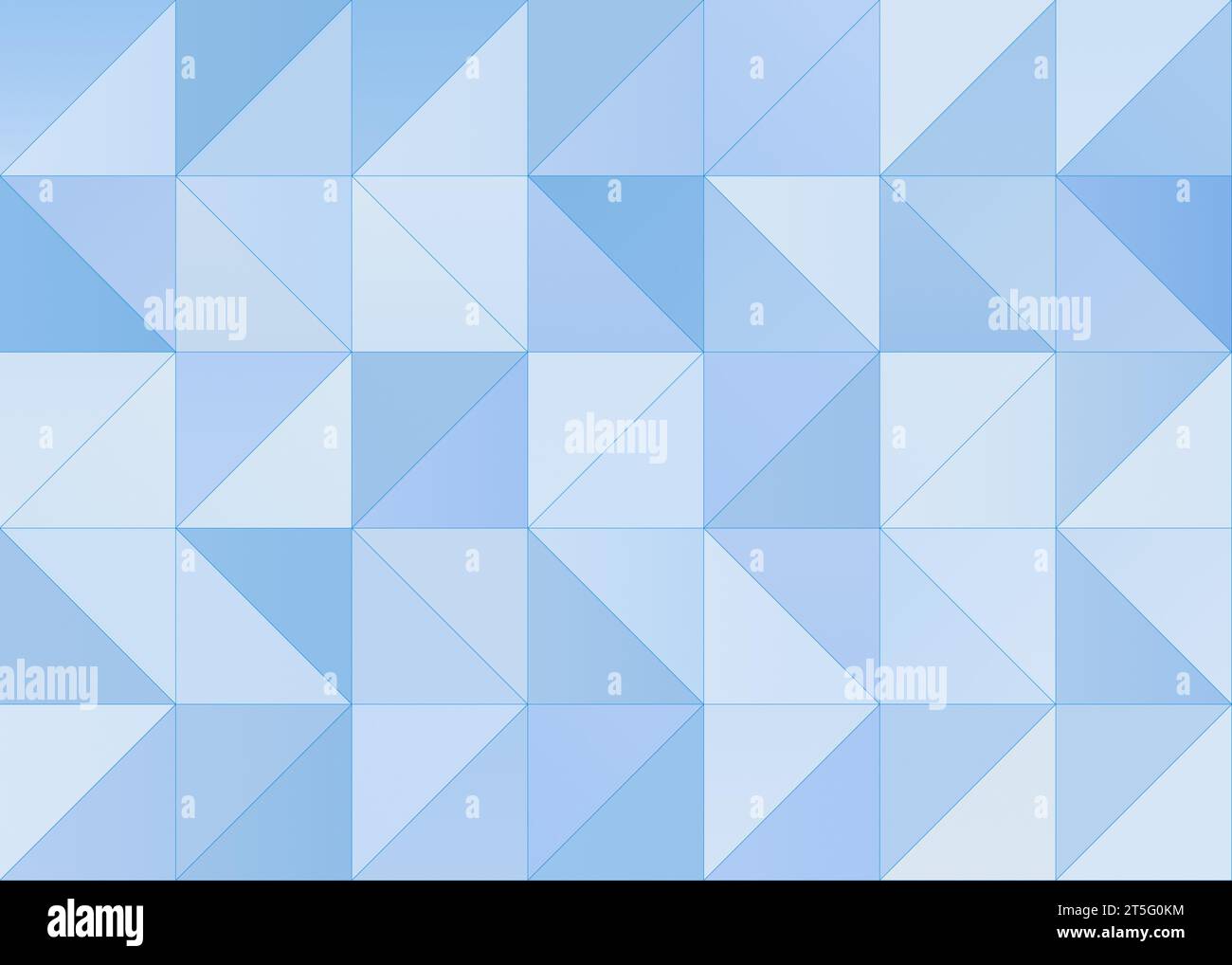 Abstract light blue and blue triangular shape seamless pattern. High ...