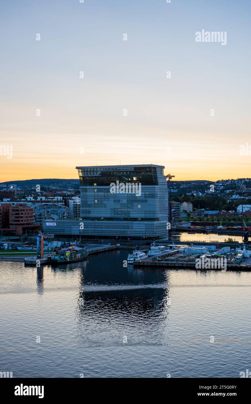 Oslo, Norway: Edvard Munch museum, sunrise Stock Photo - Alamy