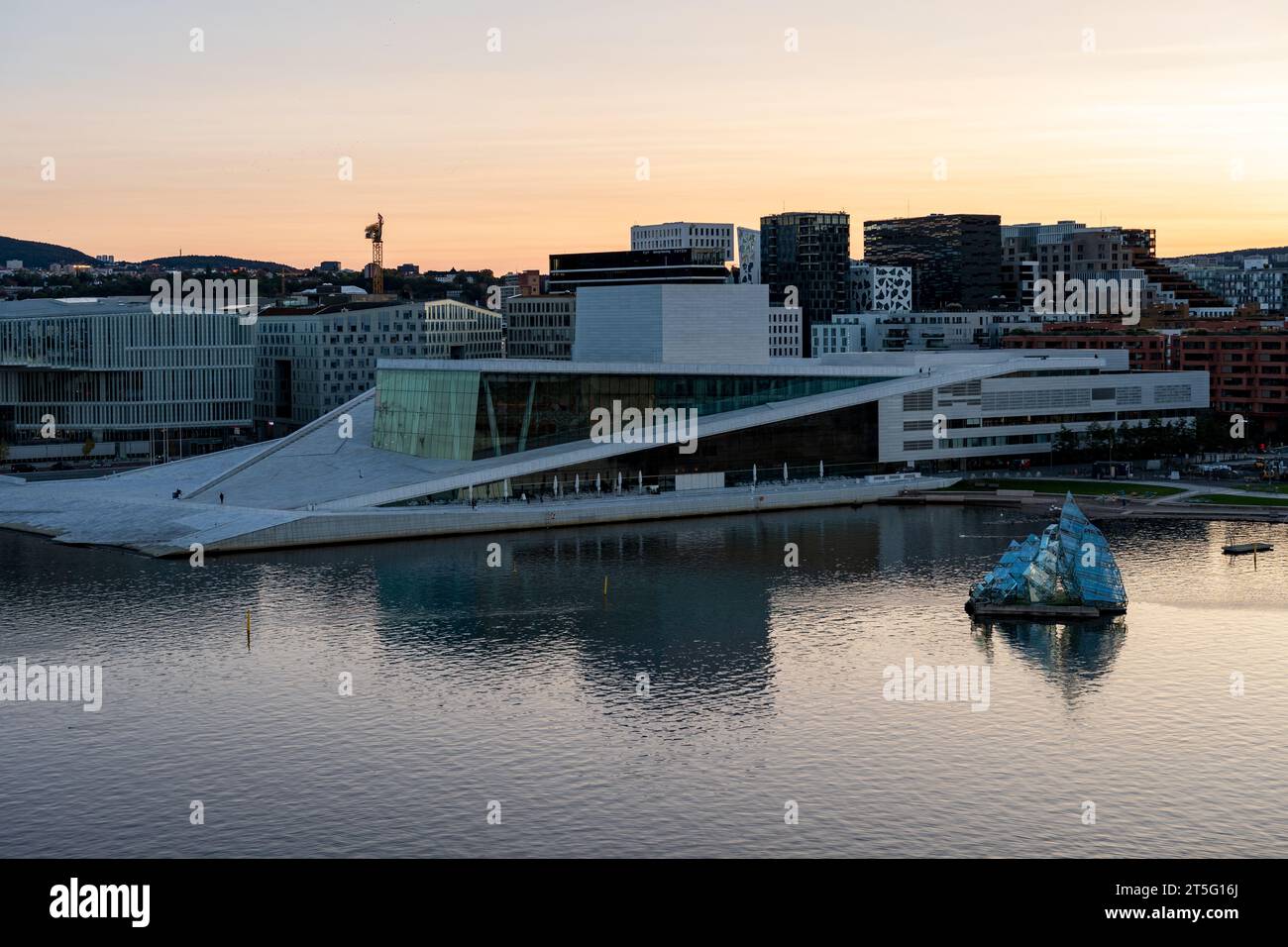 Oslo, Norway: the Oslo Opera House, sunrise Stock Photo - Alamy