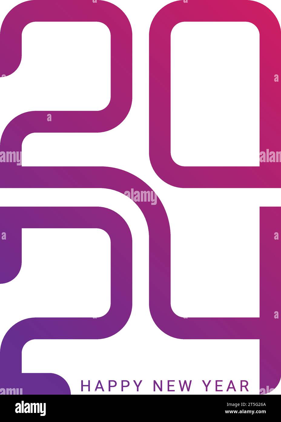 2024 typography logo design concept Stock Vector Image & Art - Alamy