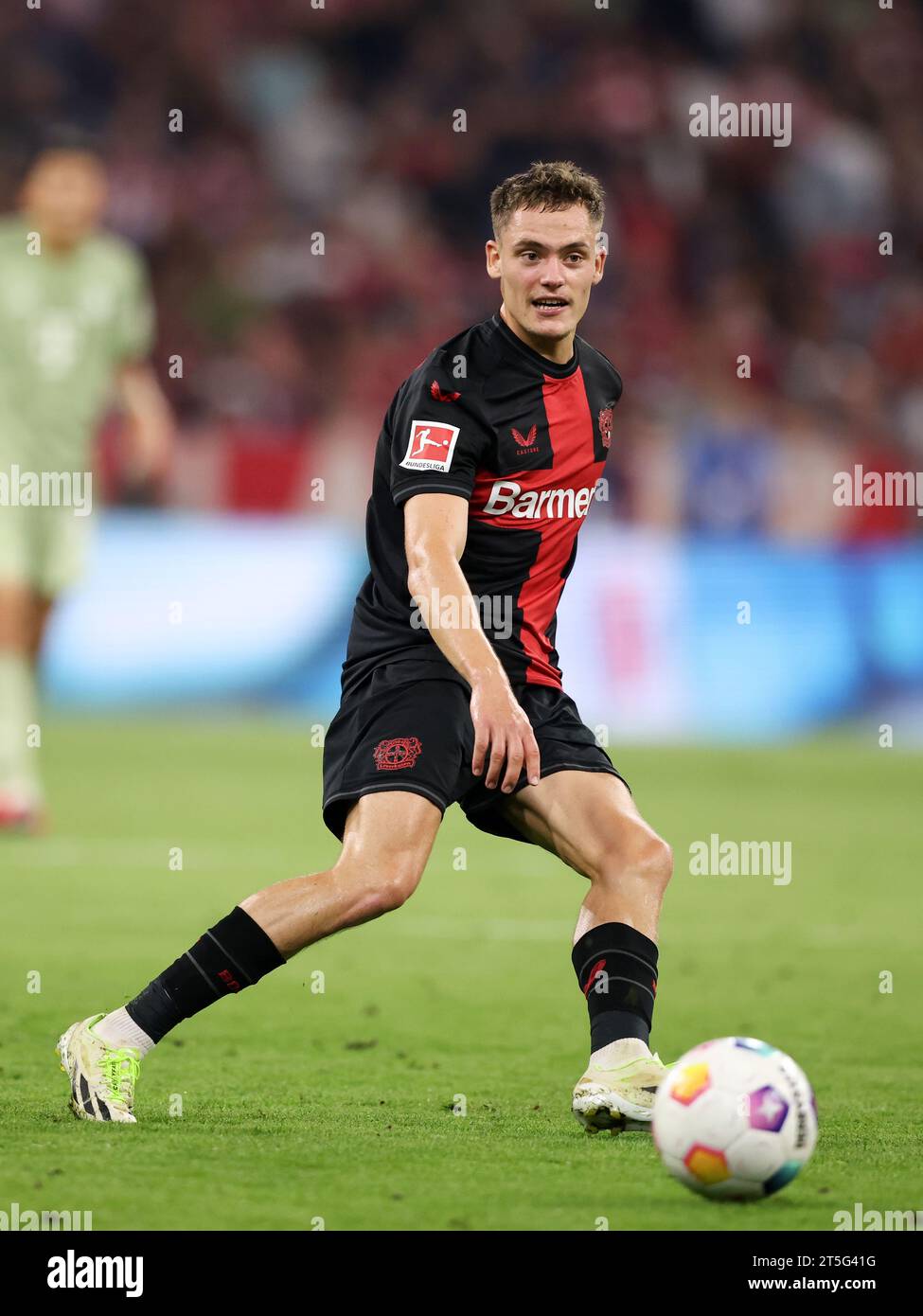 Florian Wirtz of Bayer Leverkusen FC Bayern MŸnchen - Bayer Leverkusen ...