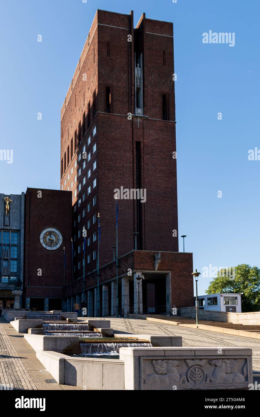 Oslo, Norway, Radhuset (town hall Stock Photo - Alamy