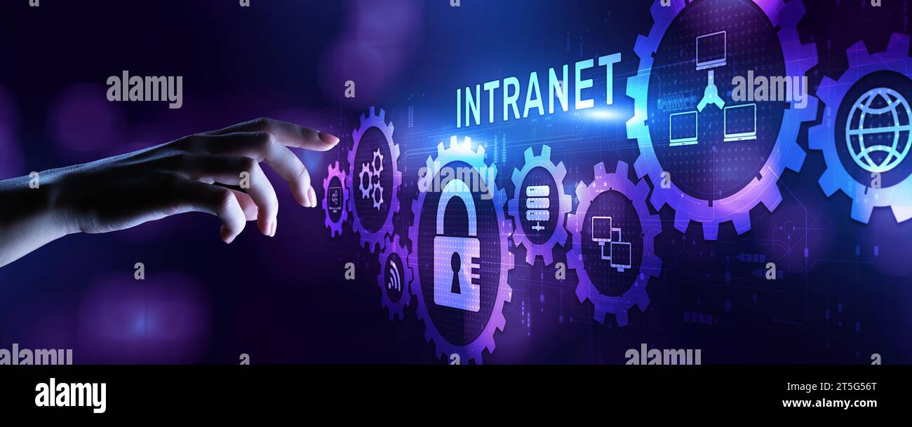Intranet Corporate communication network Business technology networking ...
