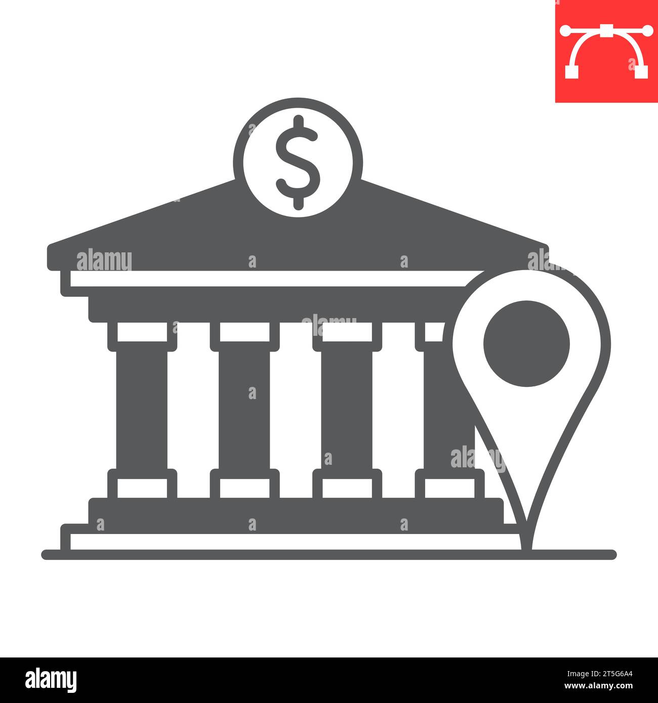 Entrance bank sign Stock Vector Images - Alamy