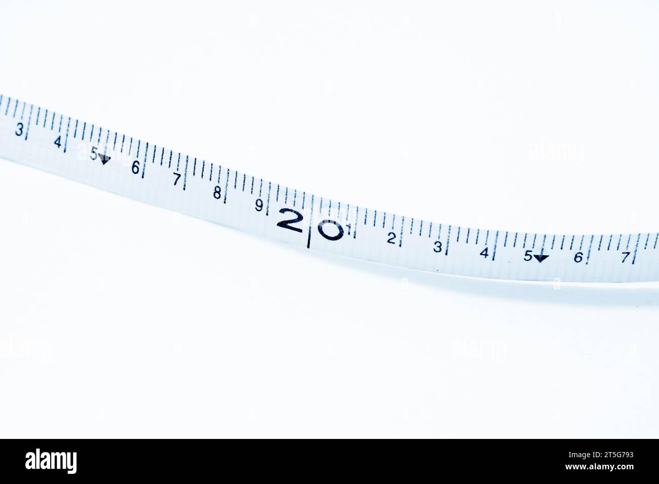 plastic flexible ruler on white background Stock Photo - Alamy