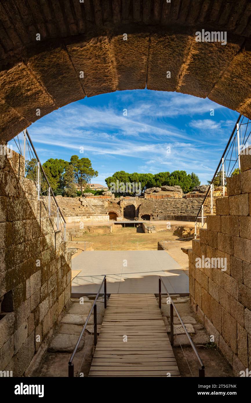 Amphitheater of merida hi-res stock photography and images - Alamy