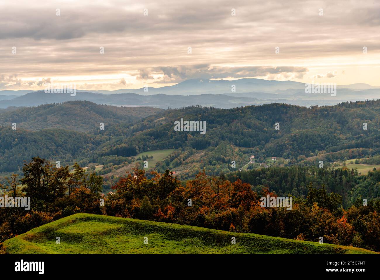 Views From "Srebrana Góra" military stronghold Stock Photo - Alamy