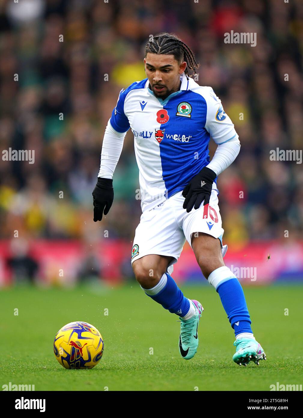 Blackburn Rovers' Tyrhys Dolan in action during the Sky Bet ...
