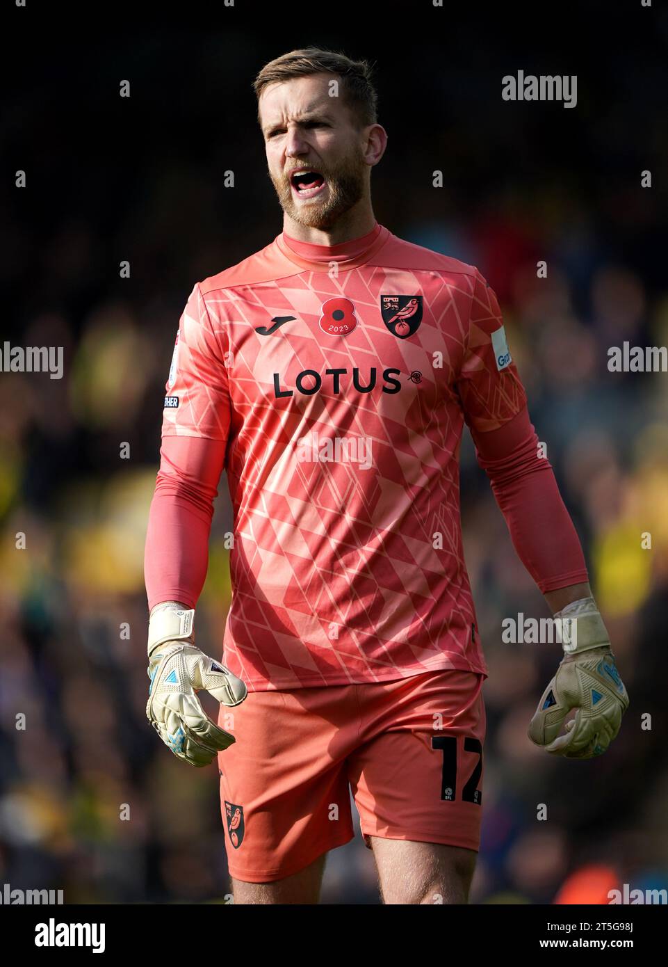 Norwich City goalkeeper George Long during the Sky Bet Championship ...