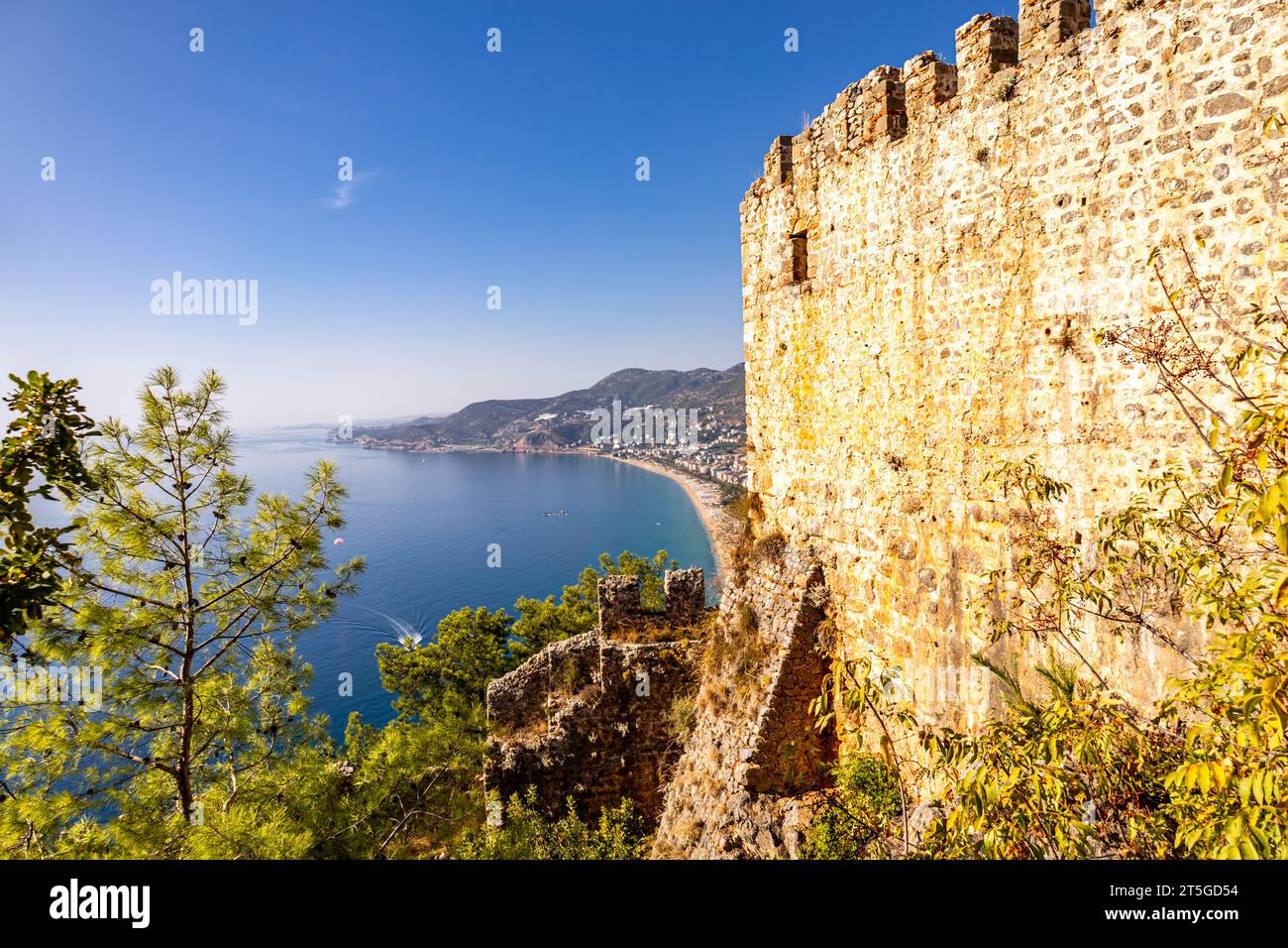 Exploring the city of Alanya with its imposing castle on the Turkish ...