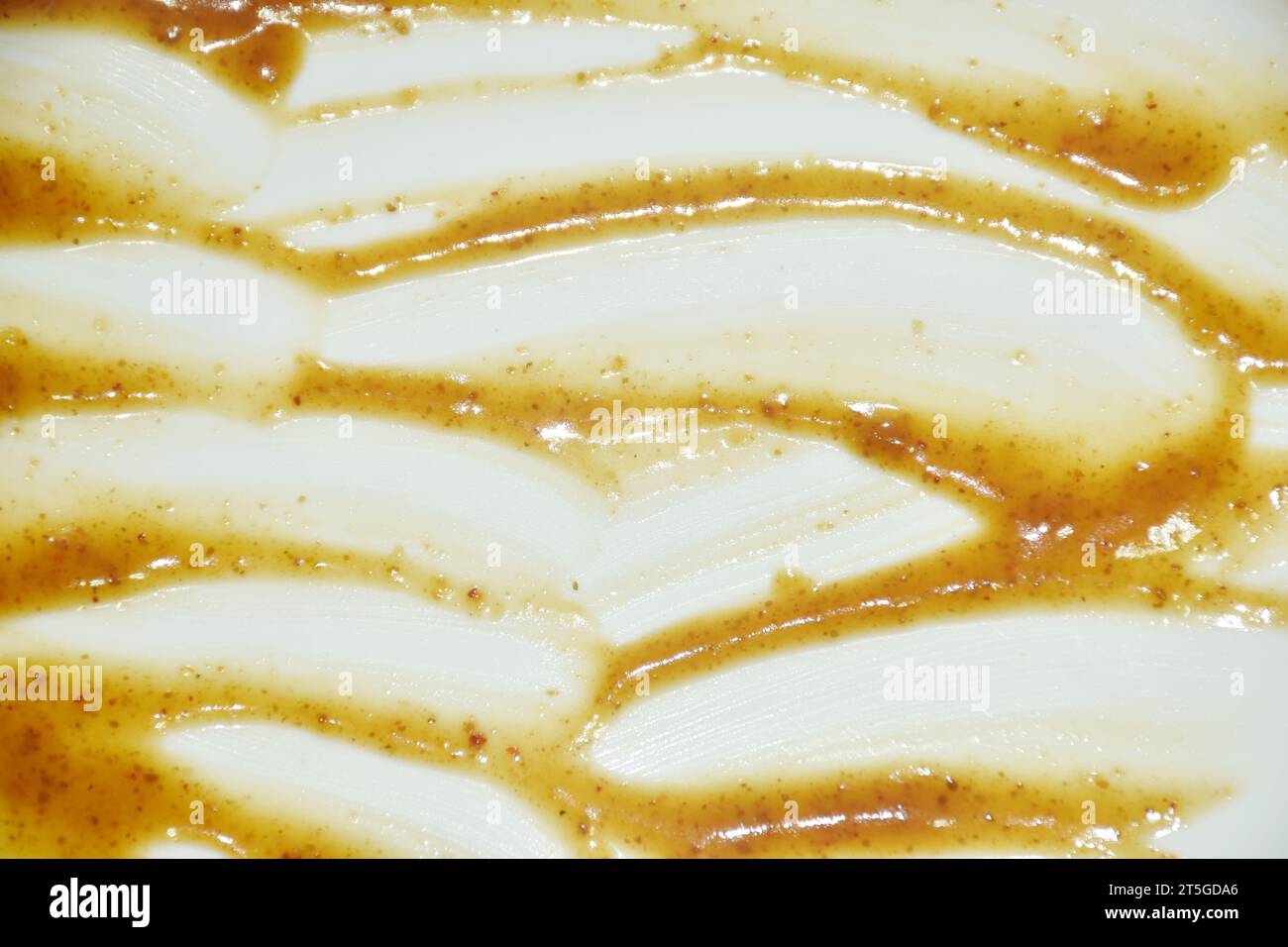 food stain left after eat on dish in white background Stock Photo - Alamy