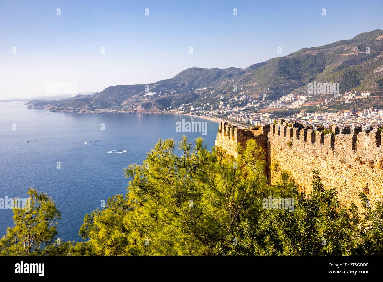 Exploring the city of Alanya with its imposing castle on the Turkish ...