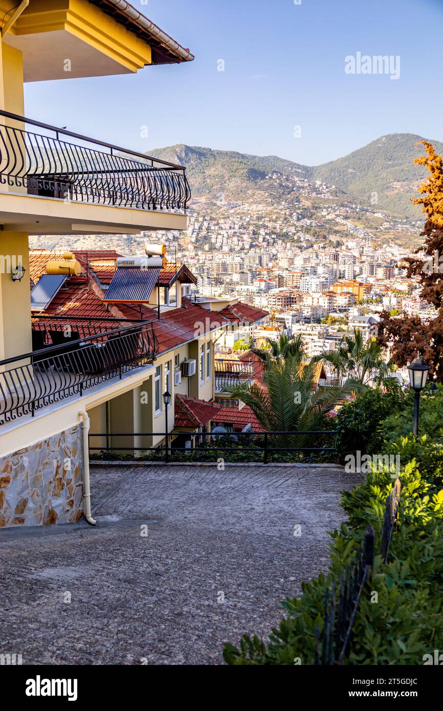 Exploring the city of Alanya with its imposing castle on the Turkish ...