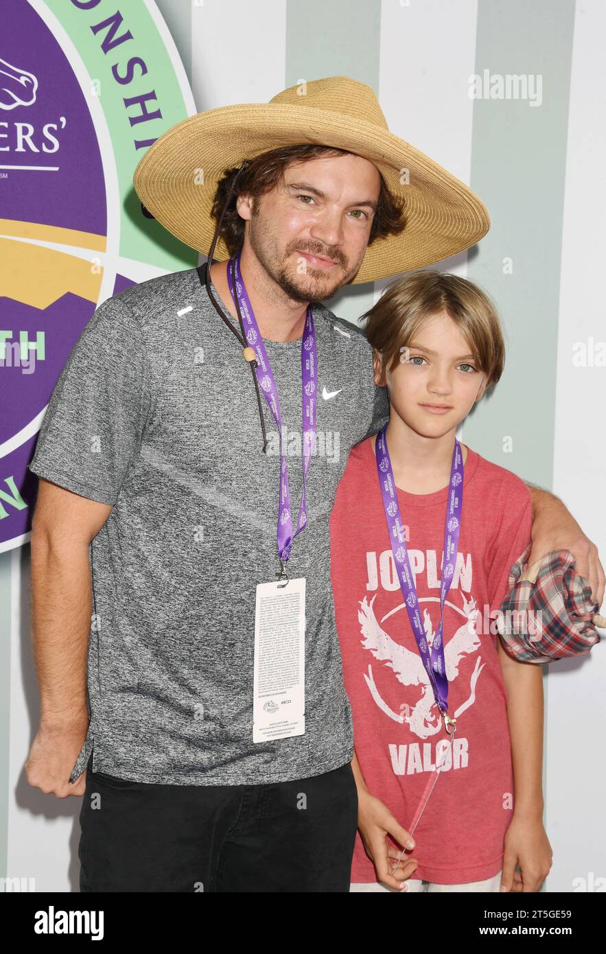 Arcadia, California, USA. 04th Nov, 2023. Emile Hirsch, Valor Hirsch attends the 2023 Breeders ...