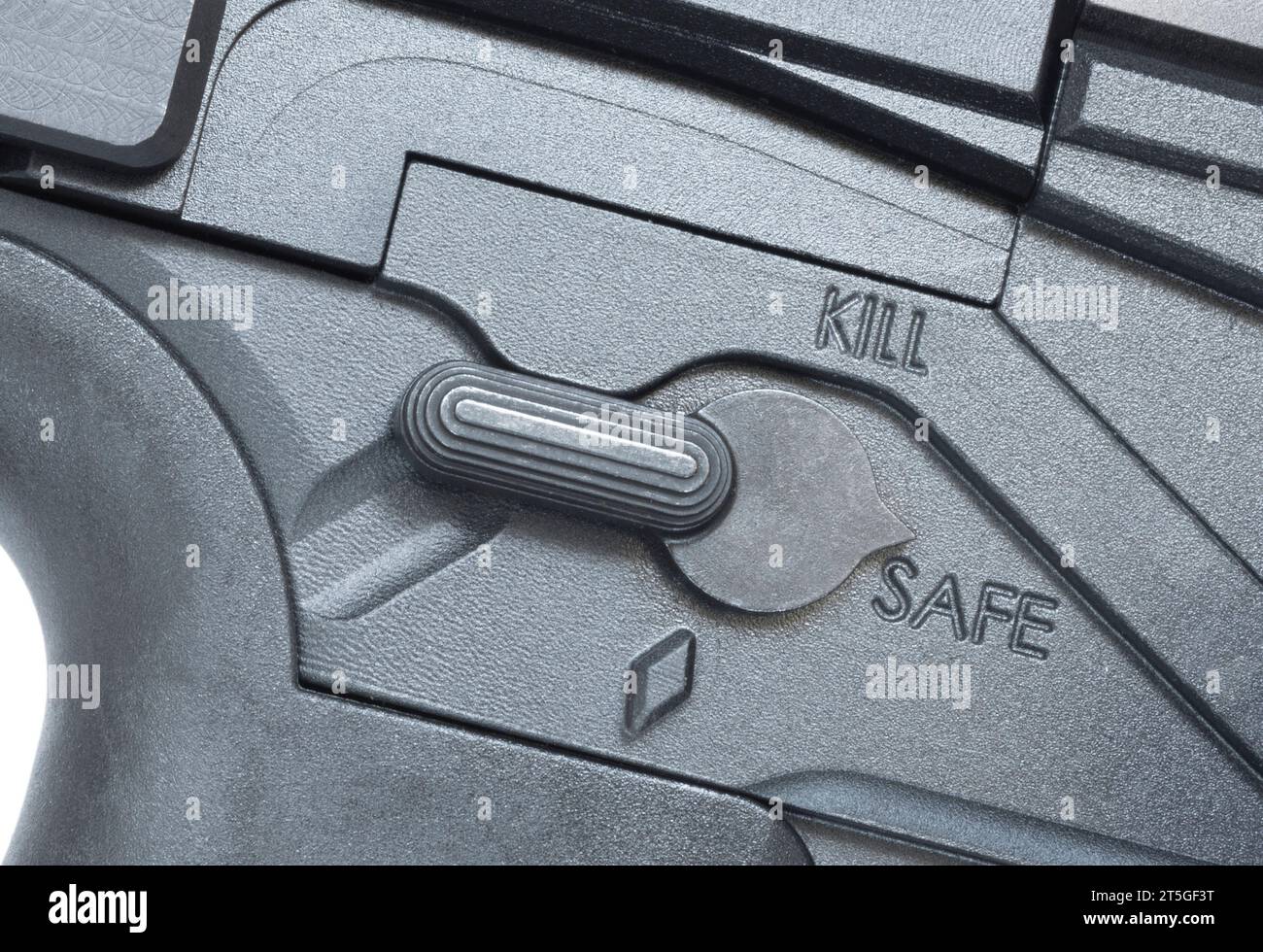 Safety on an assault rifle that has a kill position in its safety ...