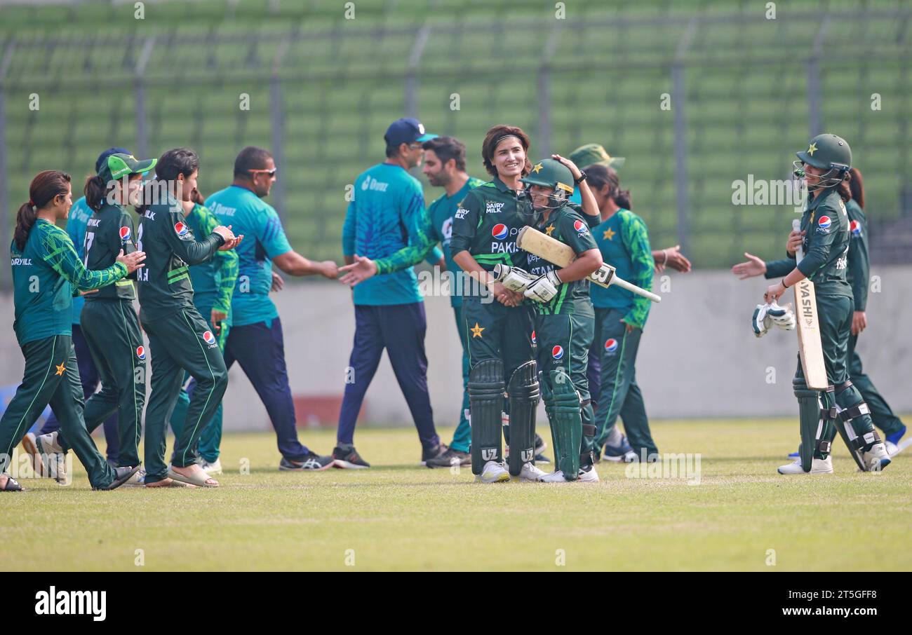 Pakistan women cricket team Nida Dar during the One Day International ...