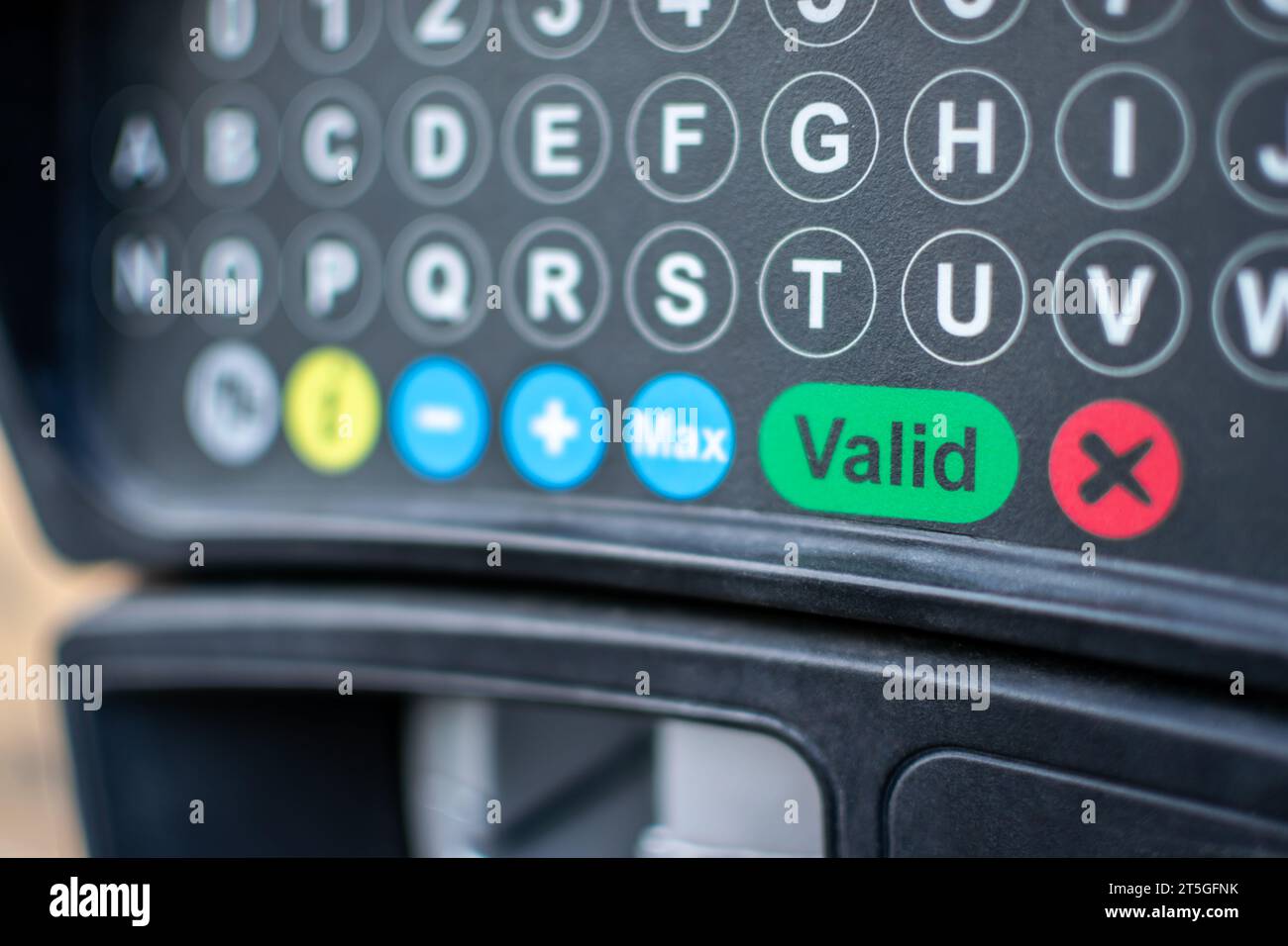 Image of panel with letters focusing attention on concept of being ...