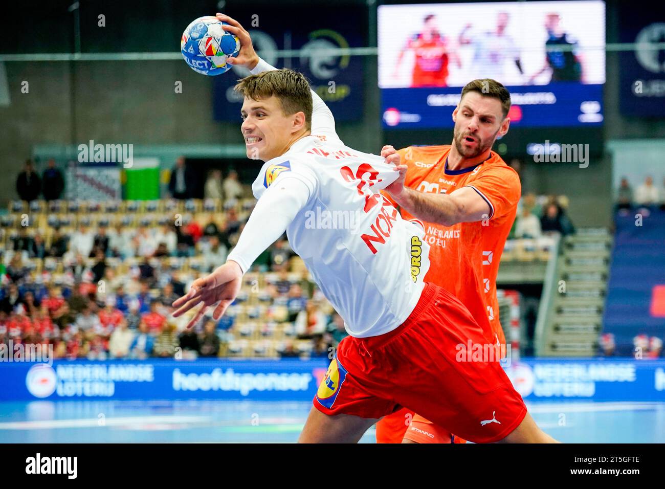 Denmark's Hans Aaron Mensing during the Golden League Gjensidige Cup ...