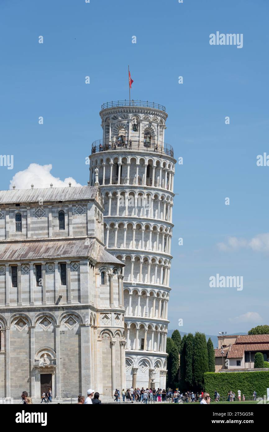 Leaning Tower of Pisa (The campanile, or freestanding bell tower, of ...