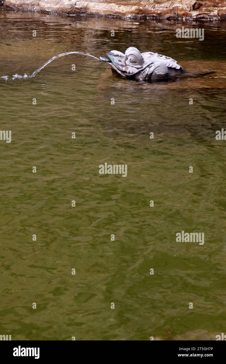 water animal sculptures in the park Stock Photo - Alamy