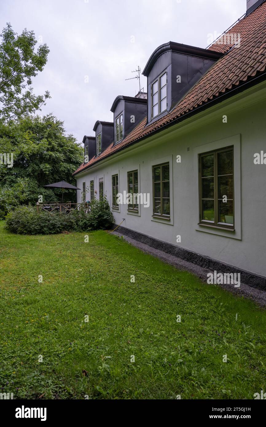 Exterior of an old school building Stock Photo - Alamy